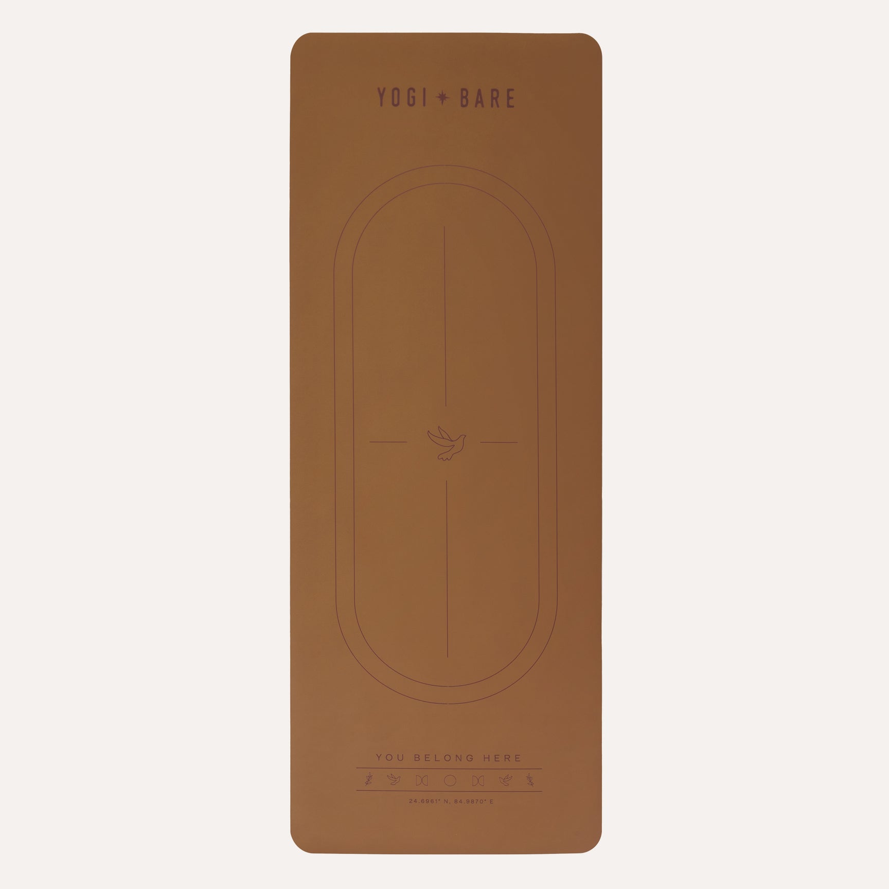 EverGrip Non Slip Matte Yoga Mat. FSC® Certified Natural Rubber - Warm ...